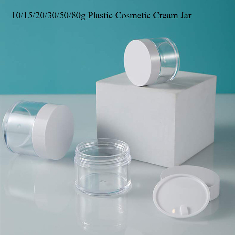 10/15/20/30/50/80g Empty Plastic Makeup Storage Container Portable ...