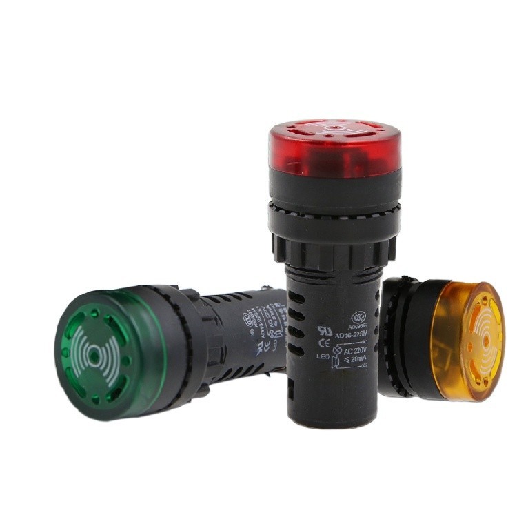 Intermittent sound flash sound and light buzzer AD16-22SM -16SM alarm 22mm 12V 24V 220V | Shopee ...