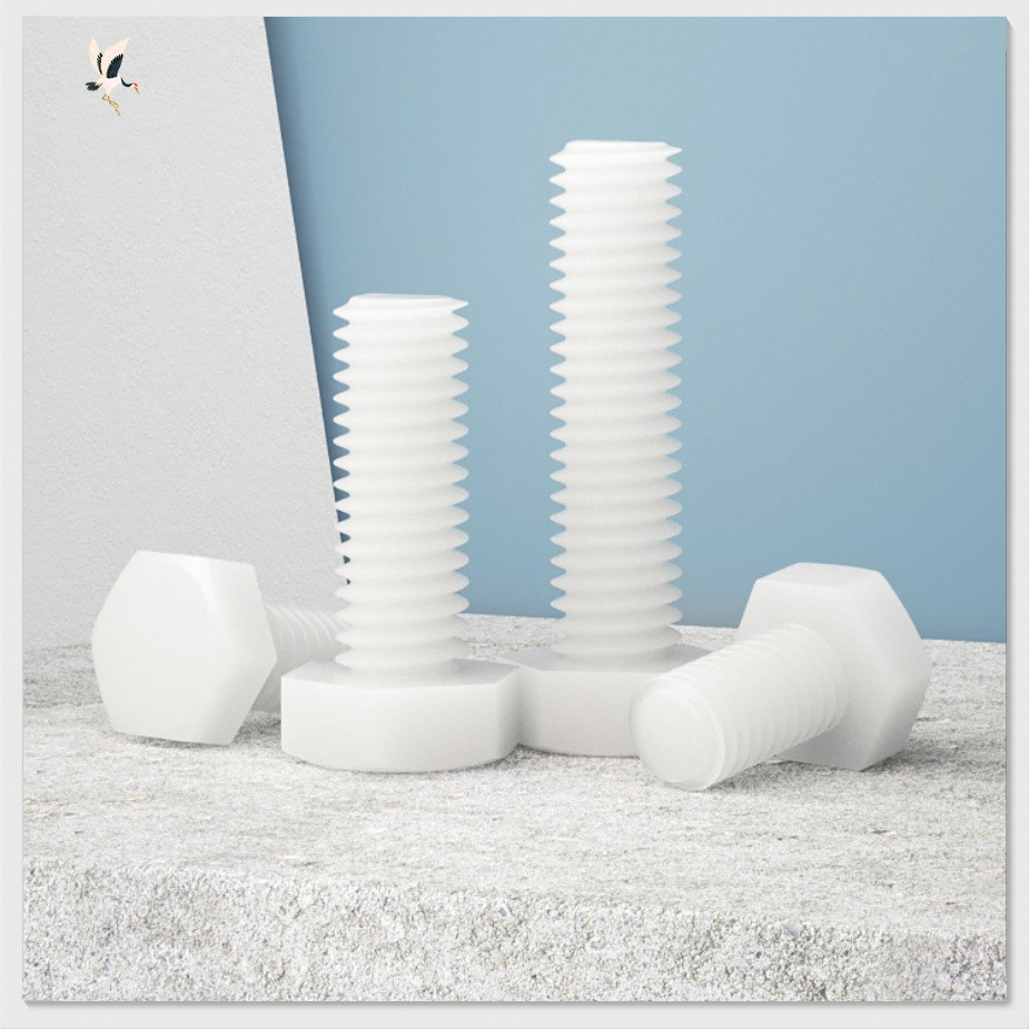 Pa66 Plastic Screw Plastic Screw M8/M10/M12 Nylon External Hexagon ...