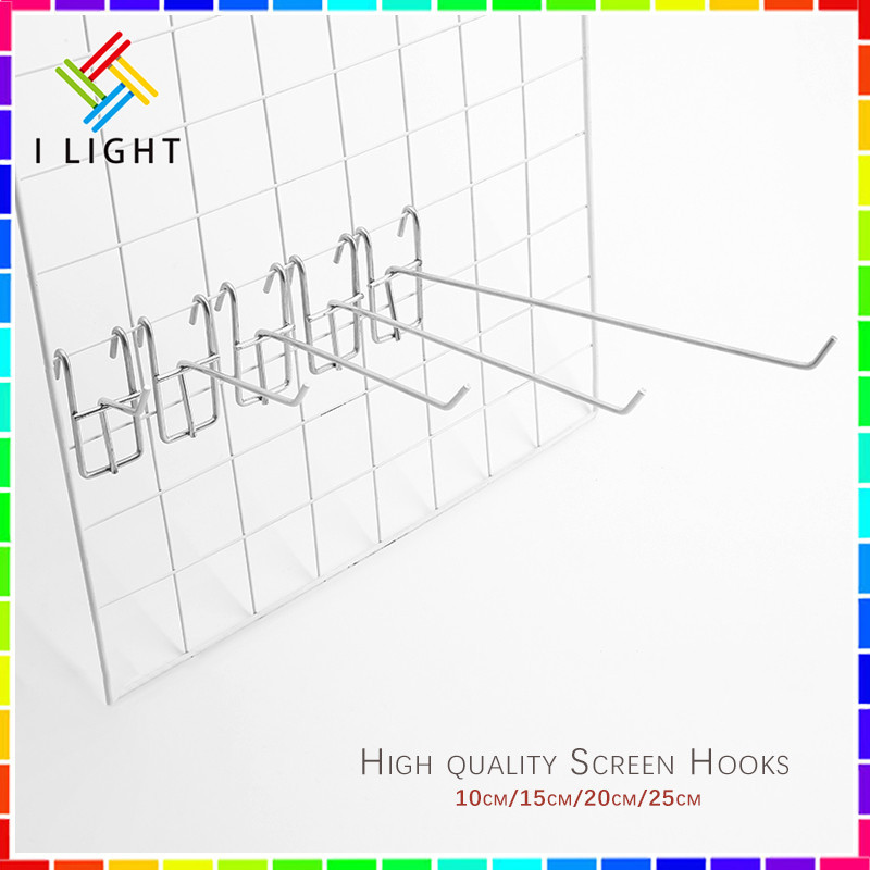 （Fast Delivery）10-25cm Supermarket Screen Hooks For Screen And Grid ...