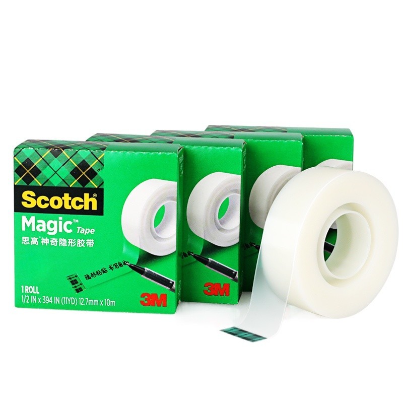 3M810 Invisible Tape Small Tape Mistake Tape Paste Copy Sticky Words ...