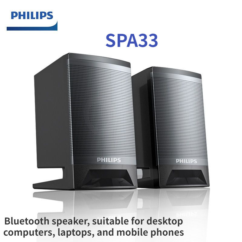 Philips SPA33 Home Bluetooth Speaker, Notebook/Desktop Computer Speaker ...