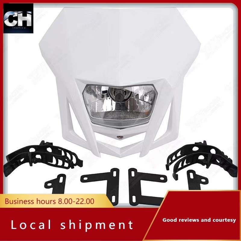 LMX Dirt Bike Headlight Universal Head light Kit Motorcycle Head Lamp ...