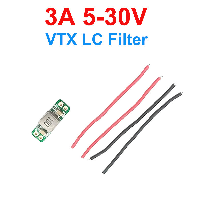 3A 5-30V LC Filter Module for FPV Racing Drone Transmitter VTX Noise ...