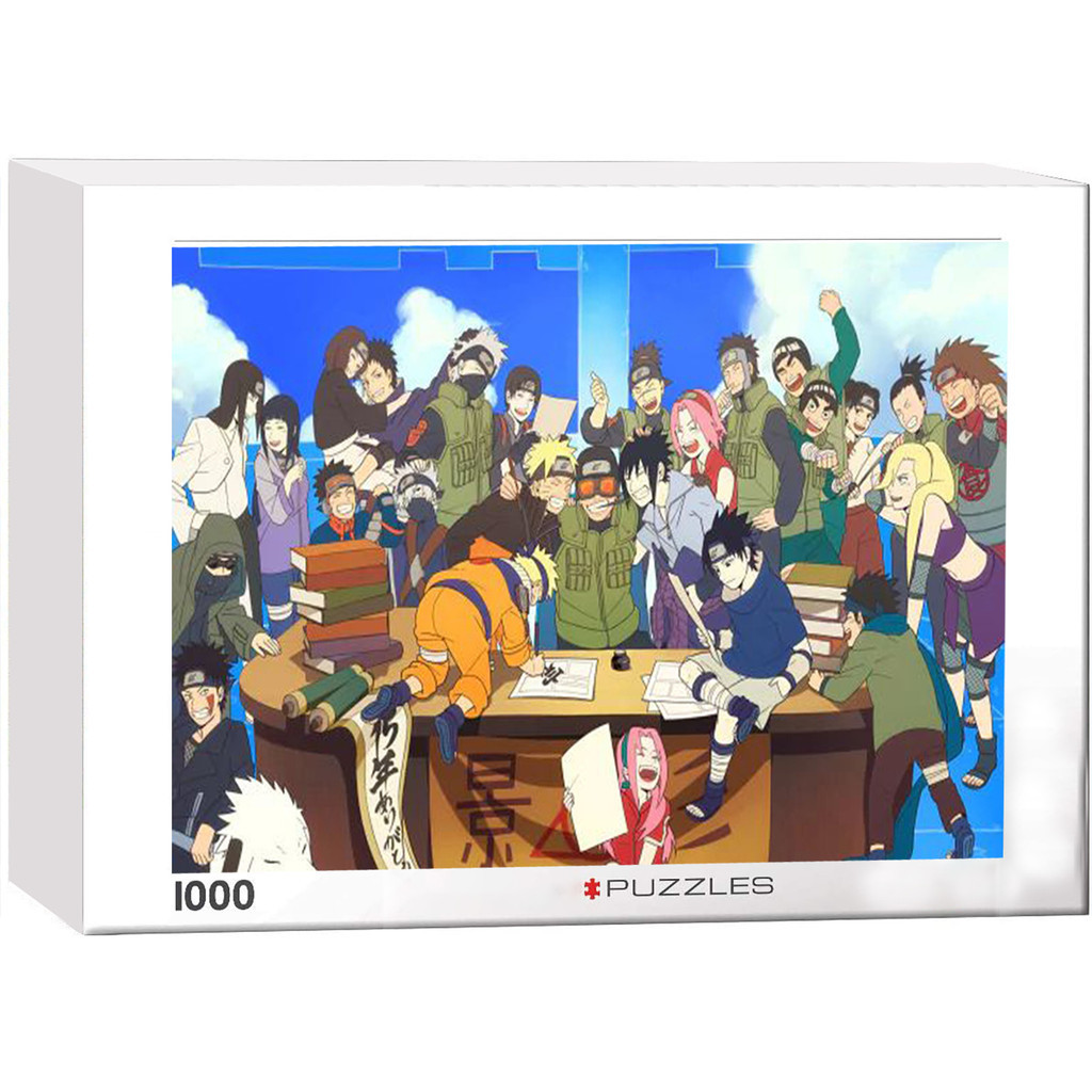 Naruto Uzumaki Uchiha Sasuke Completion Group Photo Anime 1000 Pcs ...