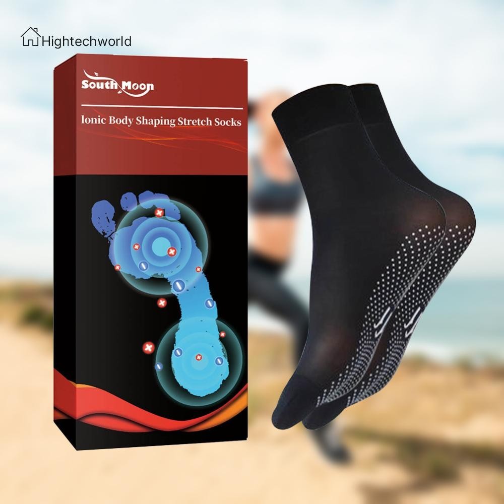 [Hightechworld.ph] 1-4Pairs Tourmaline Slimming Health Sock Winter ...