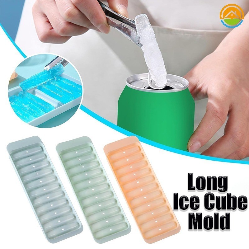11 Grids Summer Beverage Chilled Long Ice Cube Mold / Suitable for ...