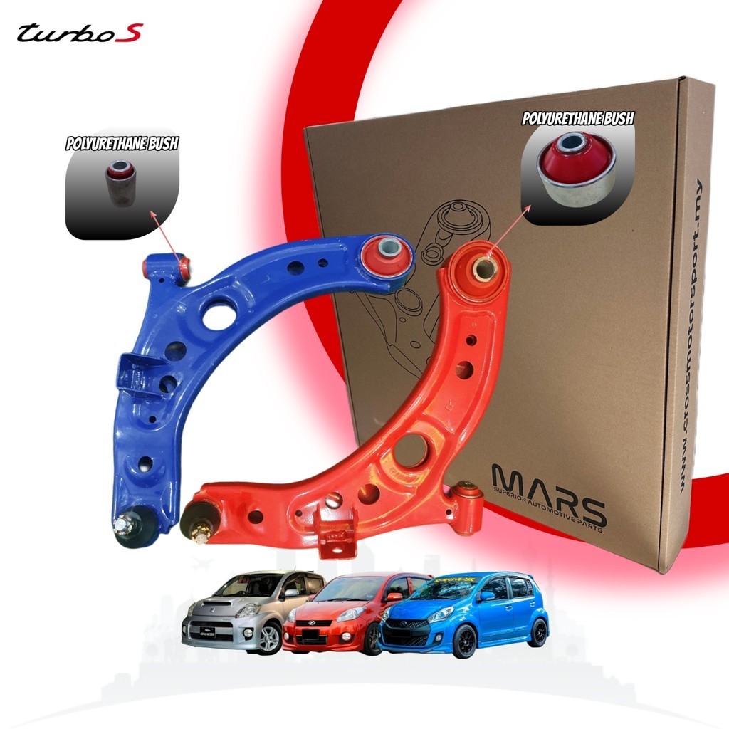 MARS LOWER ARM HEAVY DUTY POLYURETHANE FOR PERODUA MYVI 2005-2016 1.0 1 ...