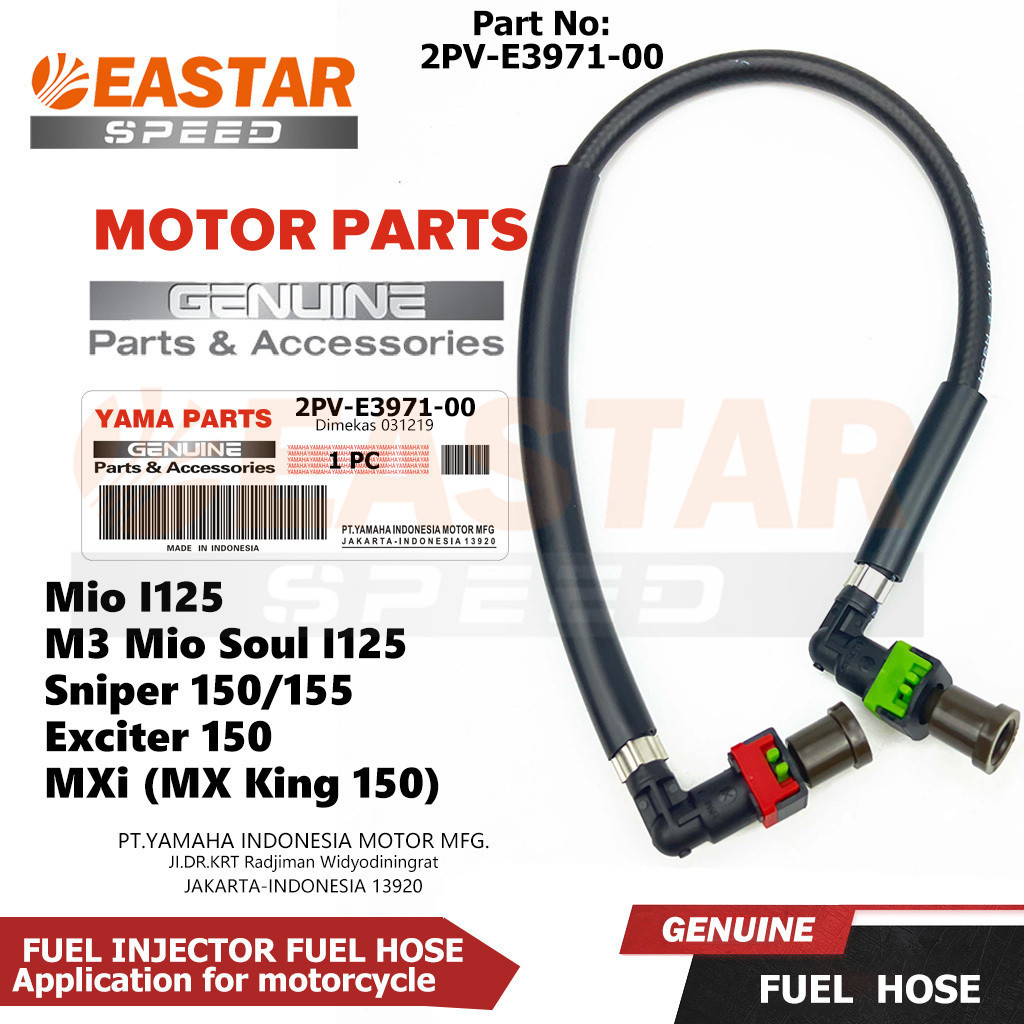 Fuel Hose / Fuel Injector Fuel Hose - Mio I125/ M3 Mio Soul I125 Sniper ...