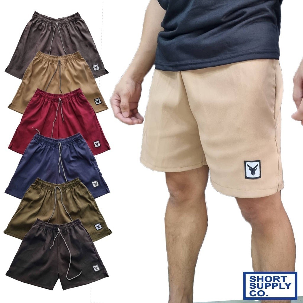 2024 (COD)Twill Semi Maong Shorts (Plain Designs / Above The Knee ...
