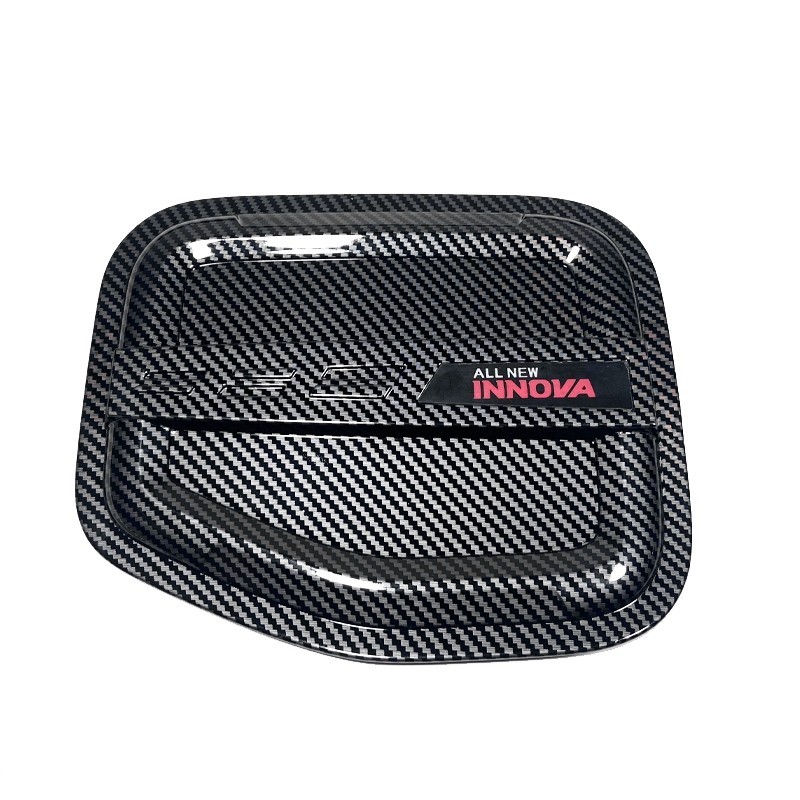 XM-For TOYOTA INNOVA 2016-2024 carbon fiber pattern car fuel tank cover ...