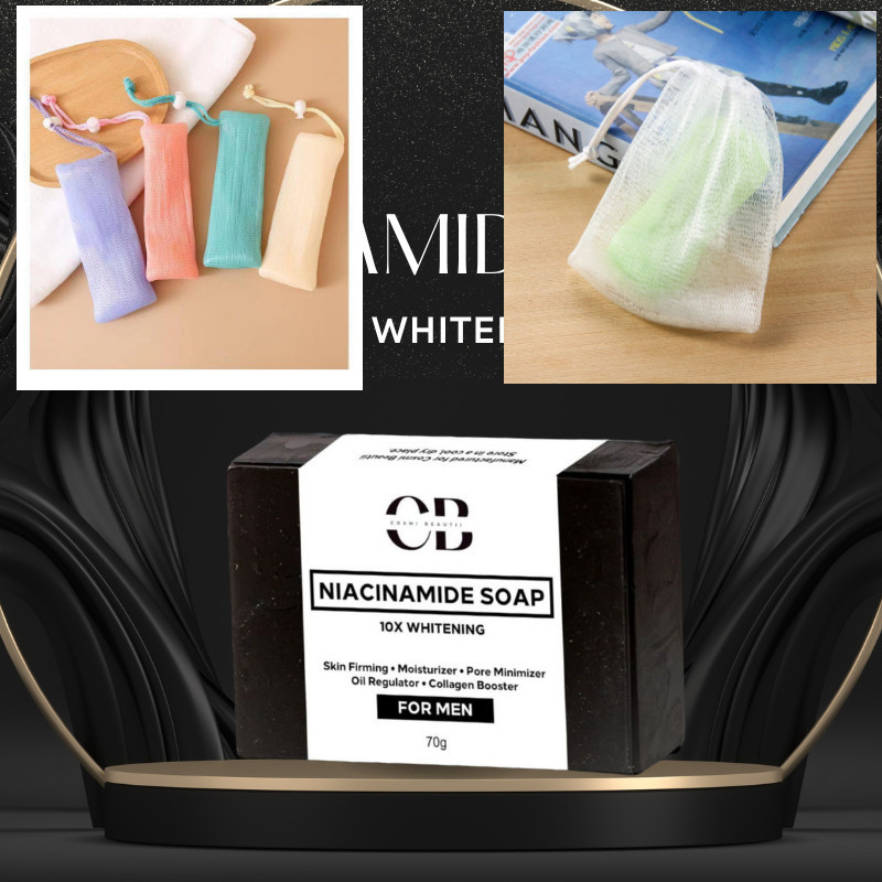 Soap Bubble Foam Niacinamide CB Soap for Men 10X Whitening Soap Whitens ...