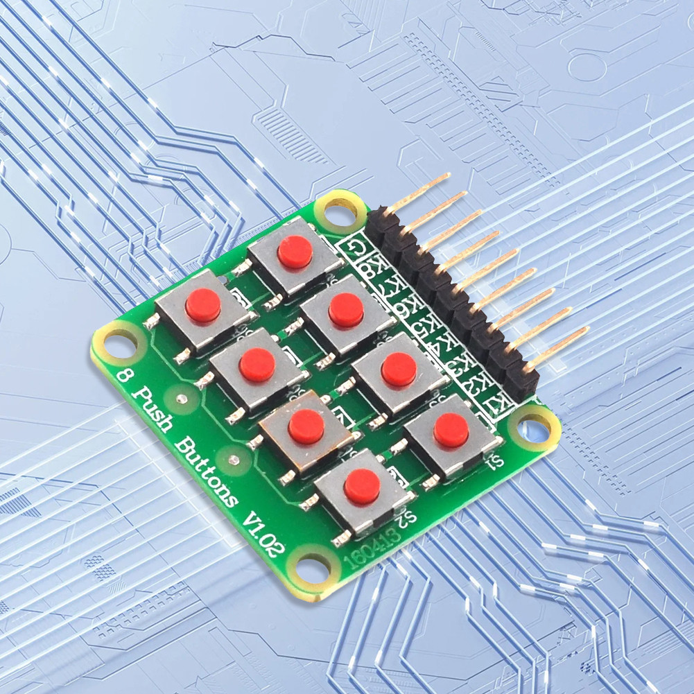 2x4 Keypad 4x2 Keypad 8 Push Buttons Matrix Keyboard Button for Arduino ...