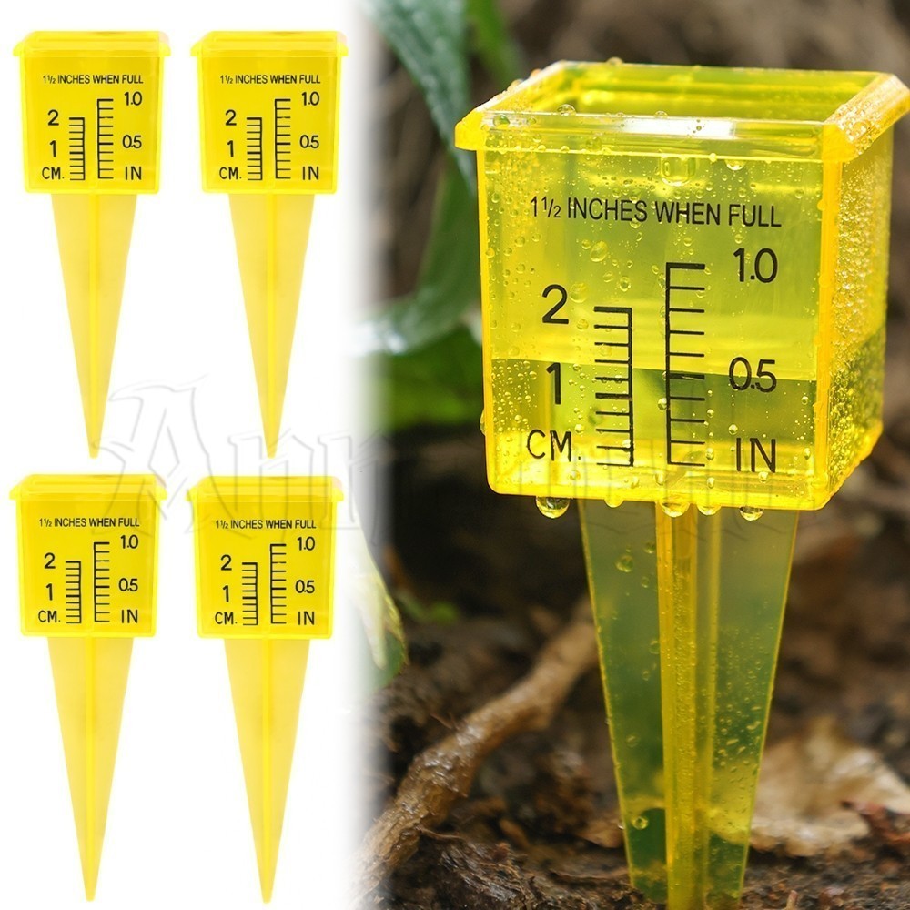 Rain Gauge - Portable Rain Collect Measuring Instrument - Rainfall ...
