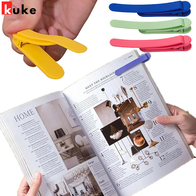 Silicone bookmark Holder - Color Book Markers - For Reading, Note ...