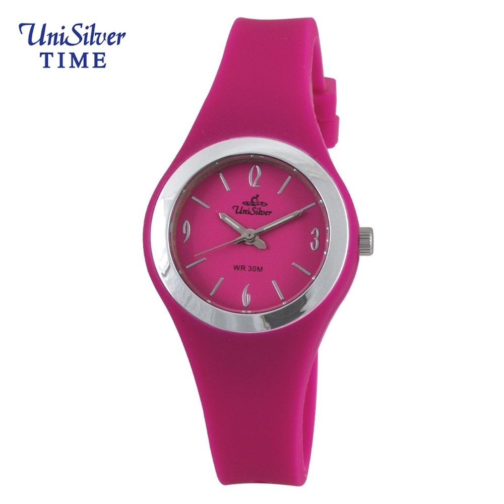 CHROMA BURST Women's Small Analog Pink Rubber KW4061-1003 Watch ...