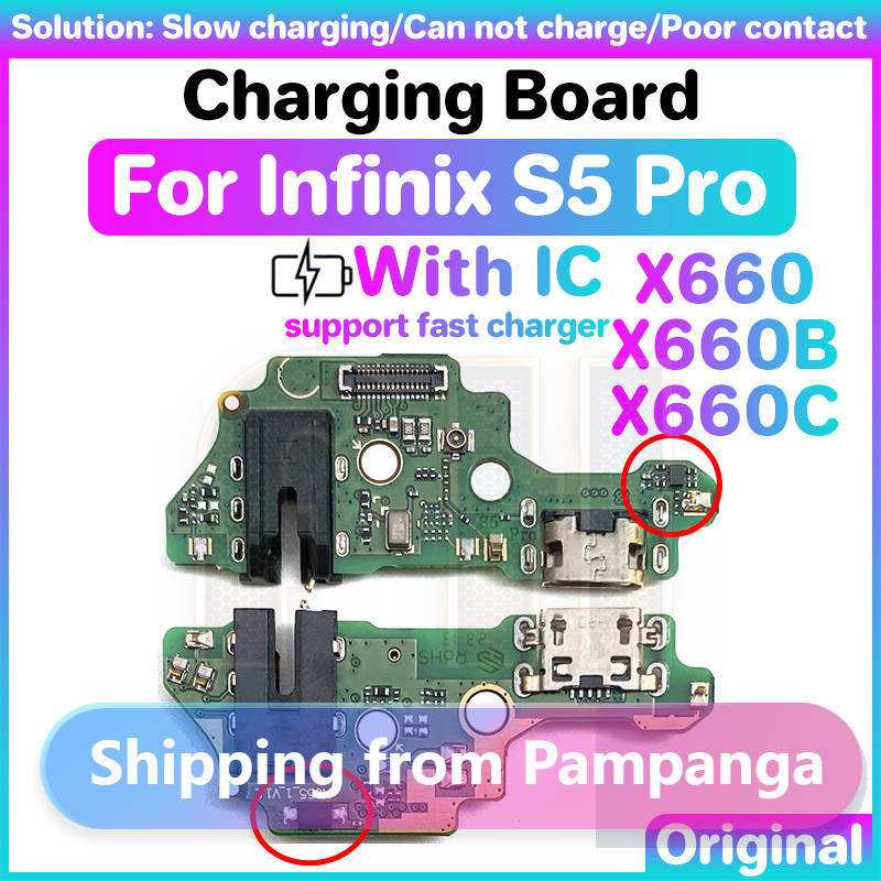 USB Charging charger port board for Infinix S5 PRO S5P X660 X660C X660B ...