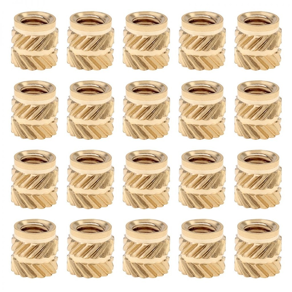 20pcs M4 Brass Metric Heat Set Threaded Inserts for 3D Printing ...