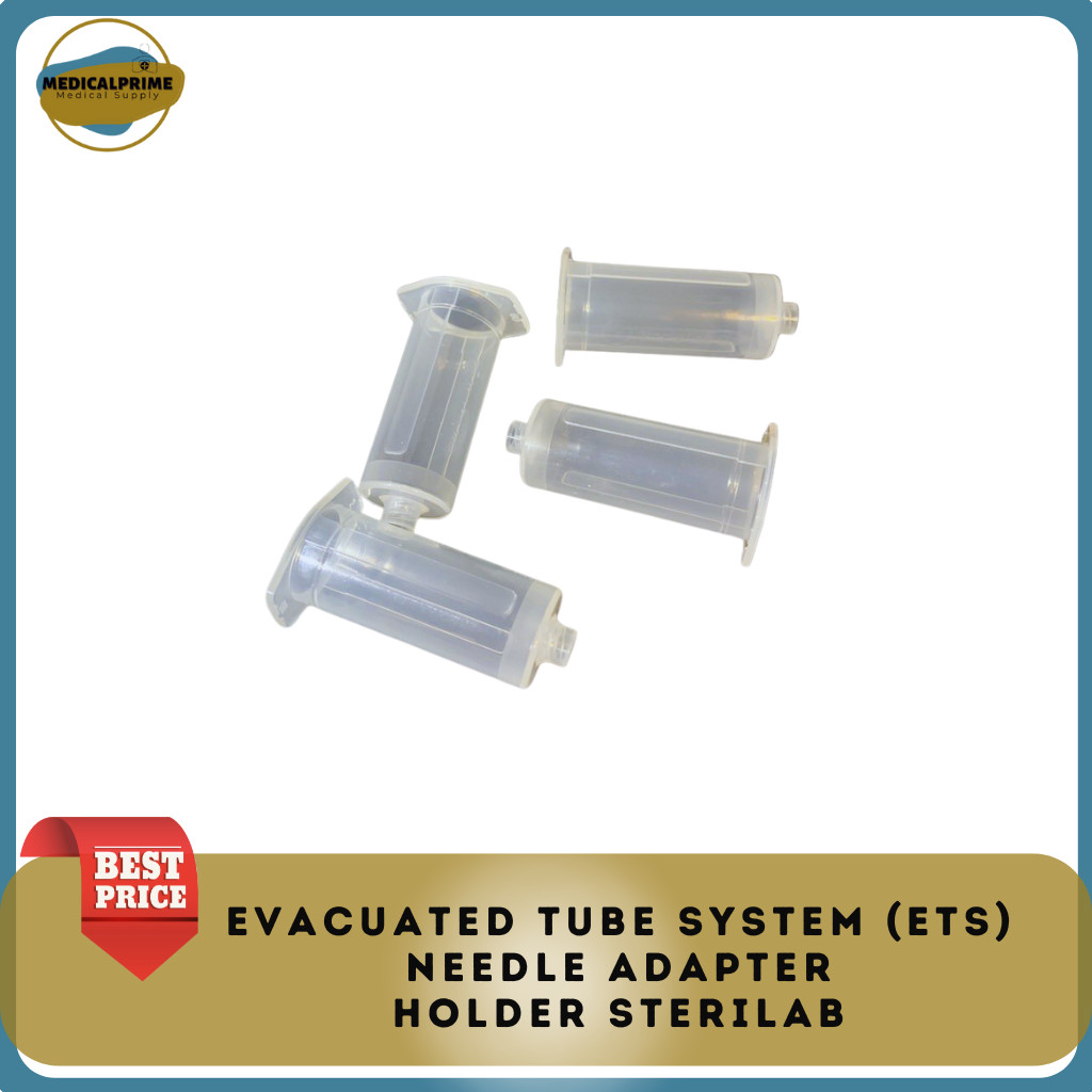 MEDIPRIME Evacuated Tube System ETS Needle Adapter Holder Sterilab (1 ...