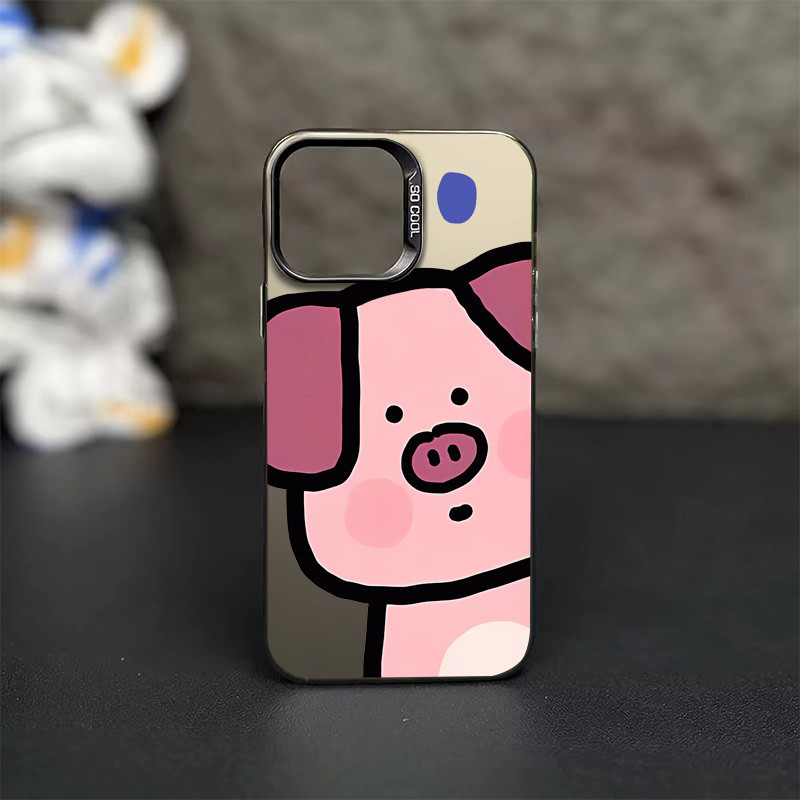 Simplicity Cute Little Pink Pig Phone Case Compatible for IPhone 11 12 ...