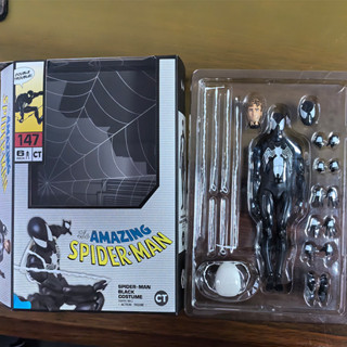 Symbiote Spiderman Mafex 147 Black Costume Andrew Garfield Yamaguchi ...