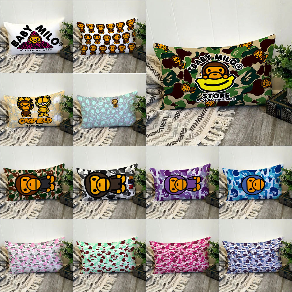 Baby Milo Bape Rectangular Pillowcase Single Side Printed Polyester ...