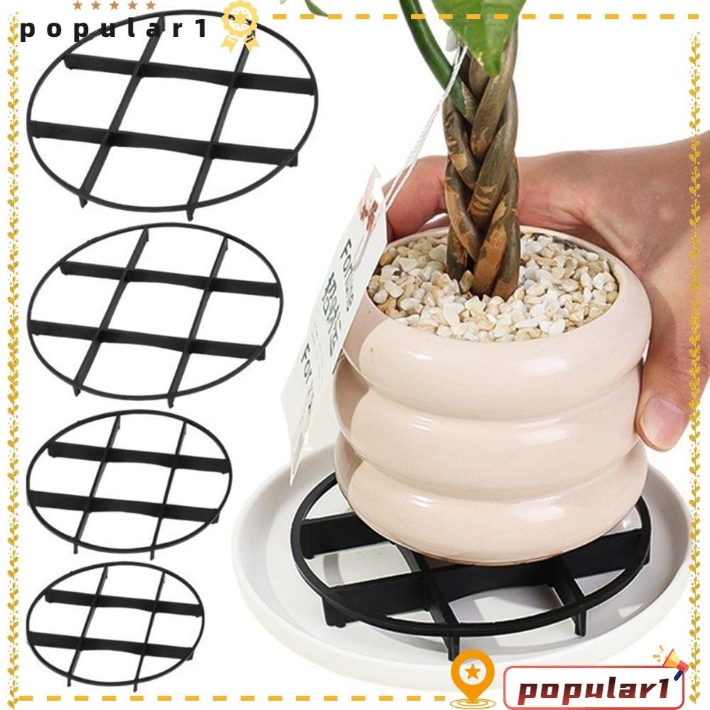 POPULAR Flower Pot Bracket, Plant Saucer Drainage Rack Stand Round ...