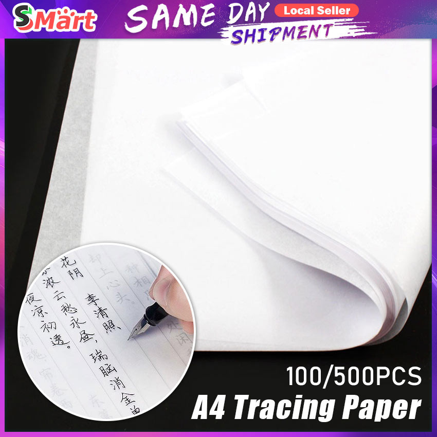 100/500pcs A4 Tracing Copy Paper Translucent Calligraphy Craft Copying ...
