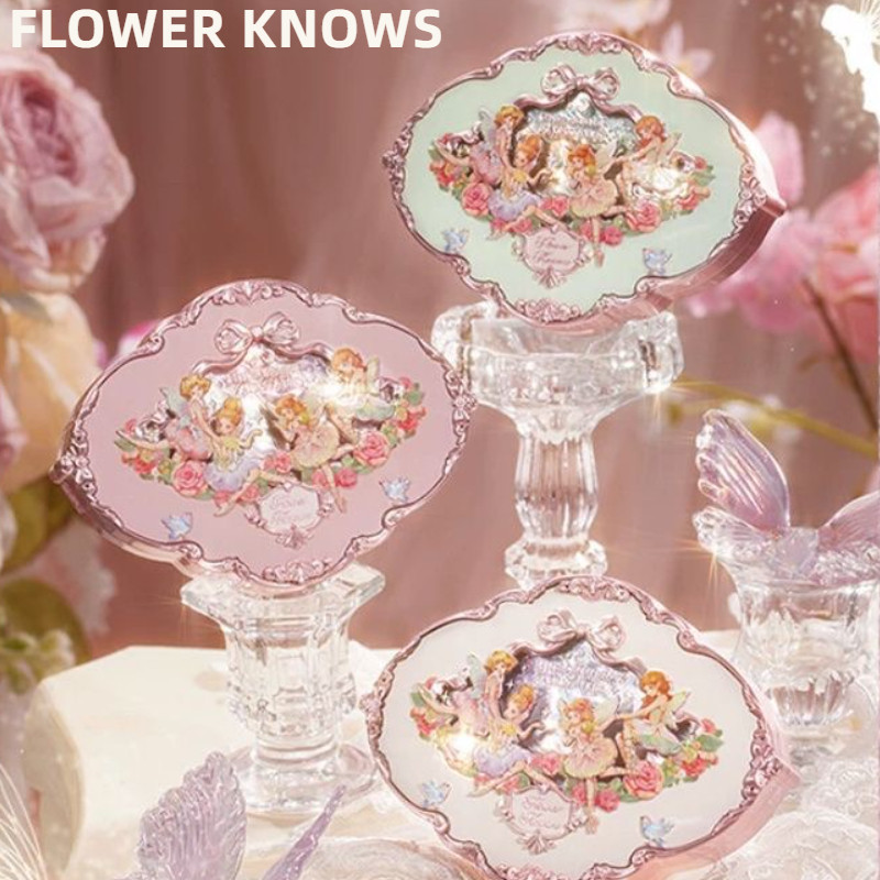 FLOWER KNOWS Eyeshadow Palette Embossed Five Colors Matte Earth Colors ...