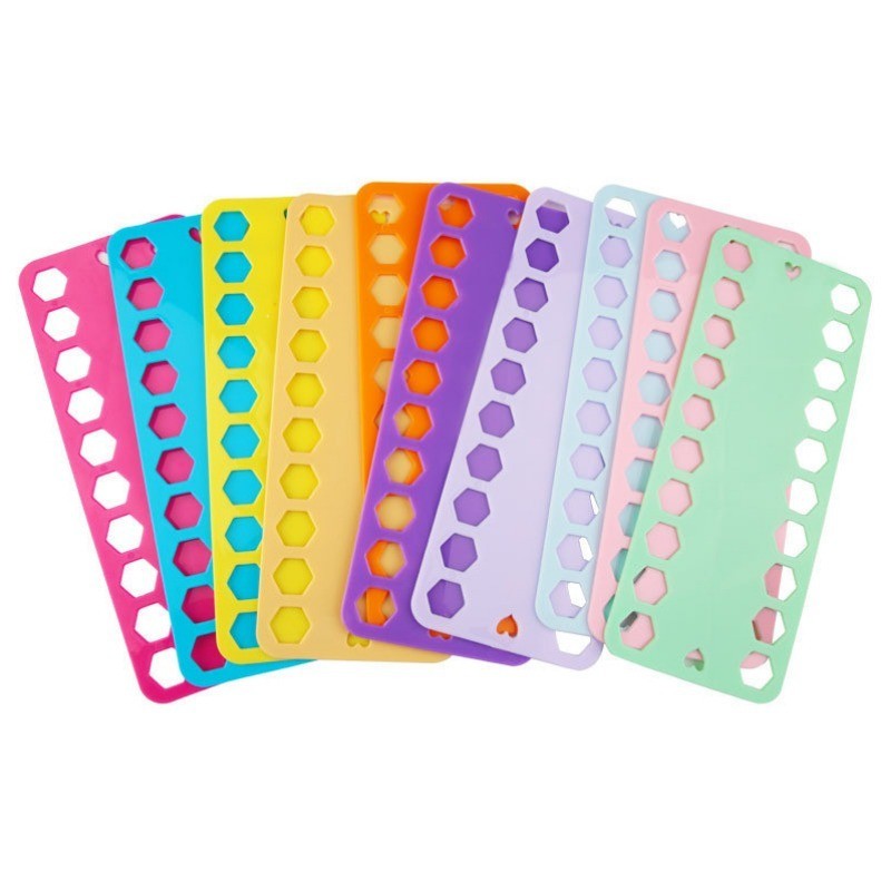 20 Hole Cross Stitch Threading Board Colored Plastic Threading Board ...