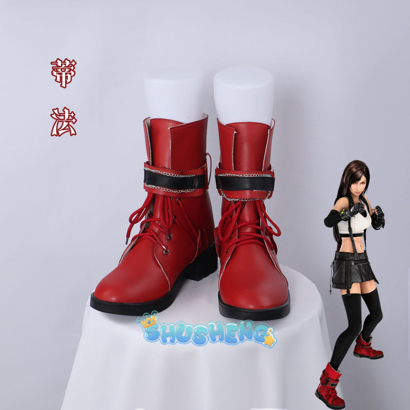Final Fantasy VII RE Tifa Lockhart Cosplay shoes Tifa Lockhart shoes ...