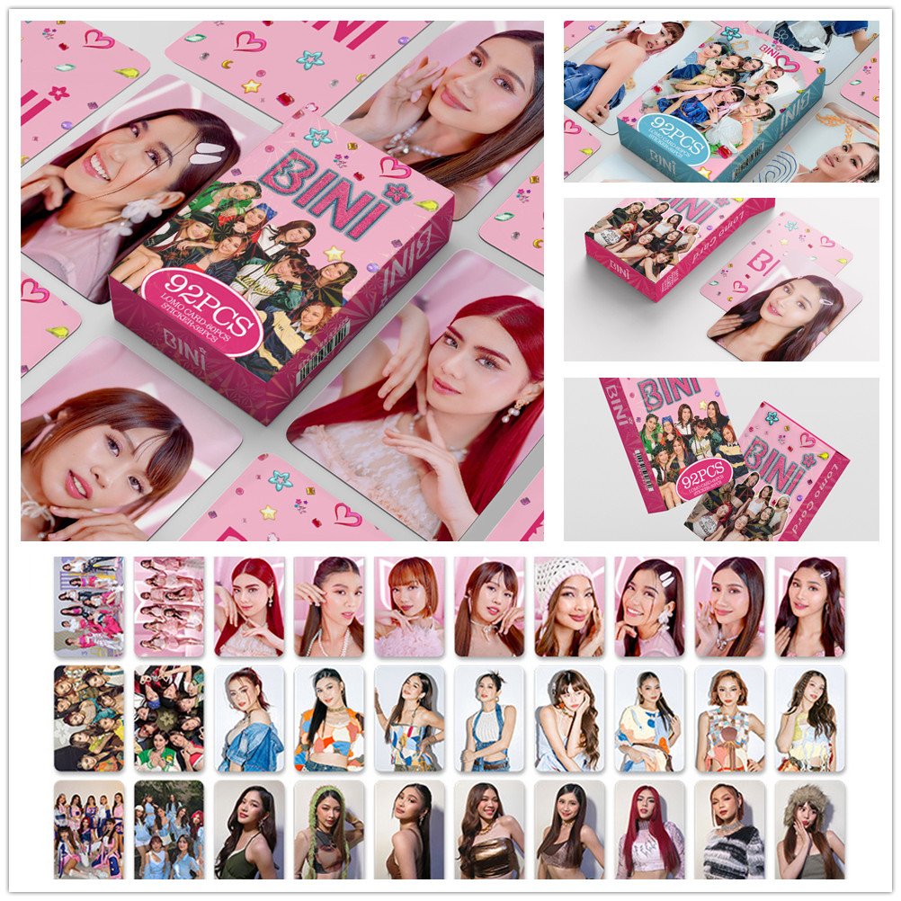 92 Piece/Box LOMO CARD BINI Talaarawan Cards Laser Holographic ...