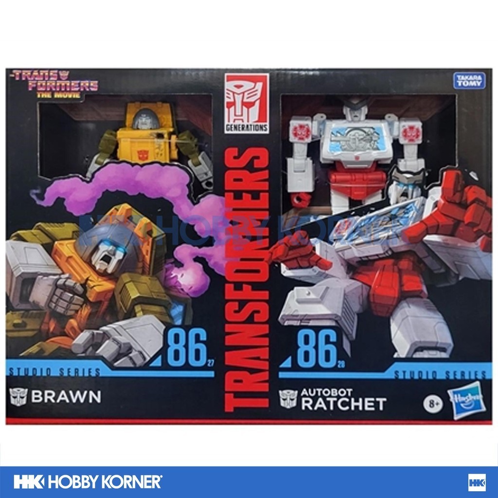 (IN STOCK) HASBRO Studio Series 86-27 Brawn 86-28 Ratchet 2 Pack ...