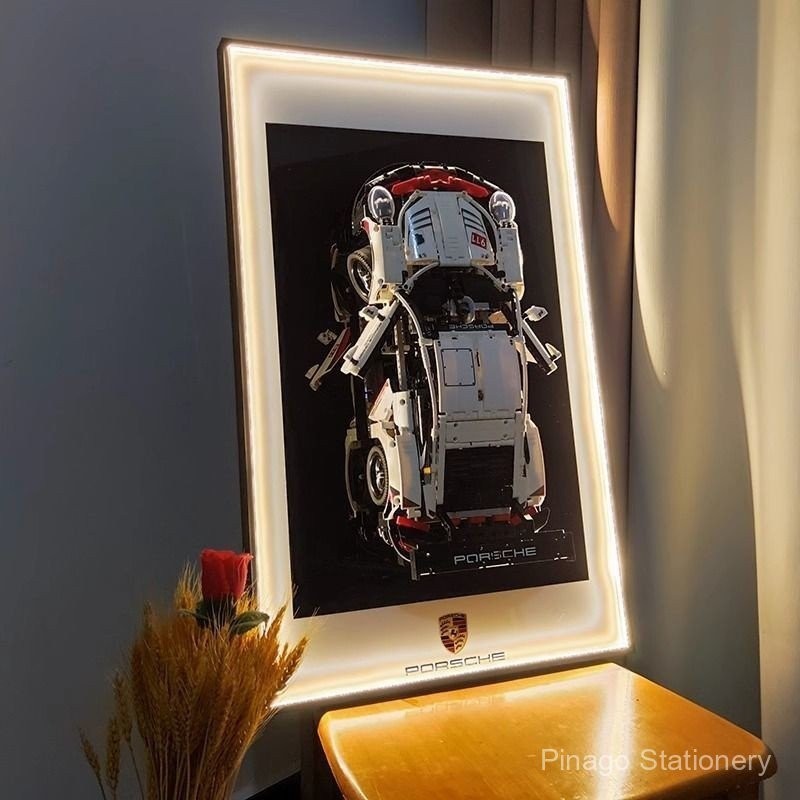 Compatible with Lego Wall-Mounted LED Building Blocks Display Frame ...