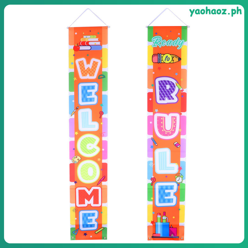 School Classroom Banner Door Display Bulletin Board Decor Welcome Porch ...