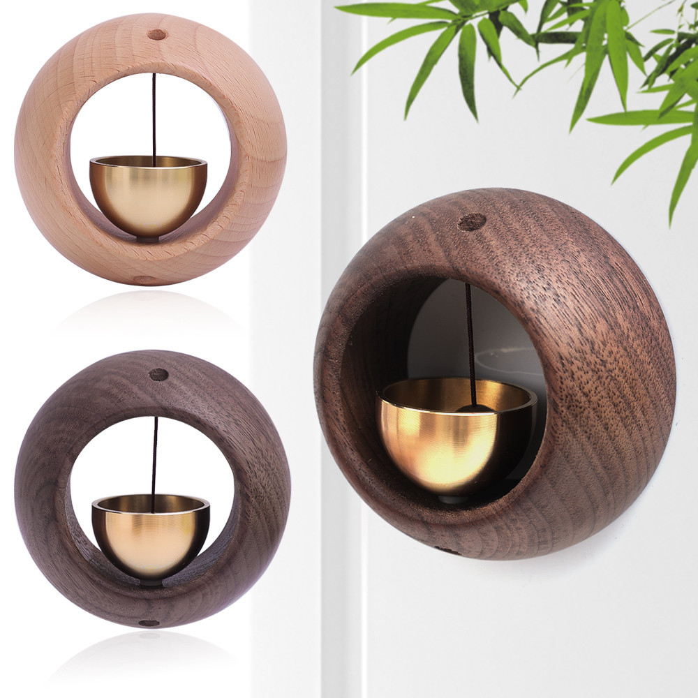 Magnet Timbered Doorbell - Round Egg Type, Easy Install, Multi ...