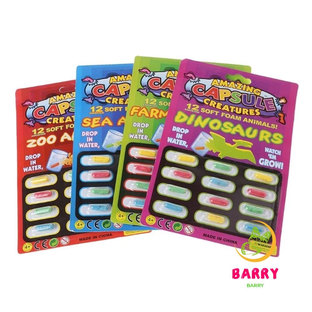 BARRY Magic Grow Capsule Funny Educational Water Grow Up Bath Toy ...