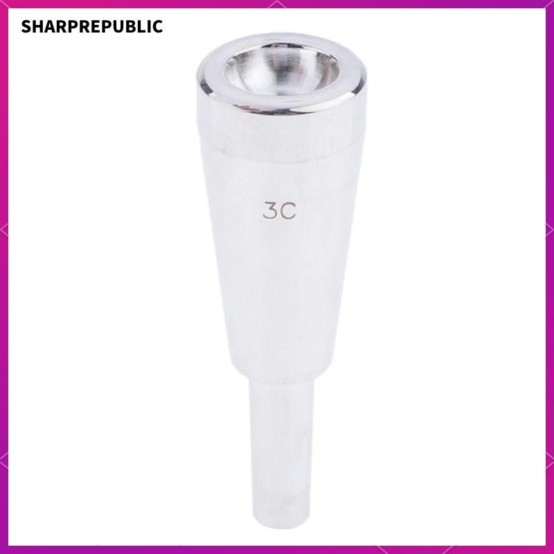 [Sharprepublic] Plated Bb Trumpet Mouthpiece 5C Copper Heavy Mouthpiece ...