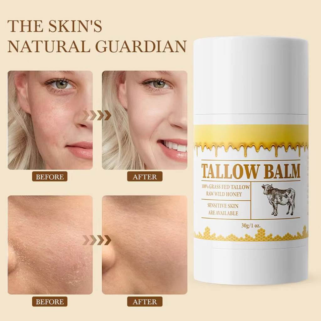 Grass Fed Beef Tallow Stick Balm Organic Beef Tallow Face Moisturizer ...