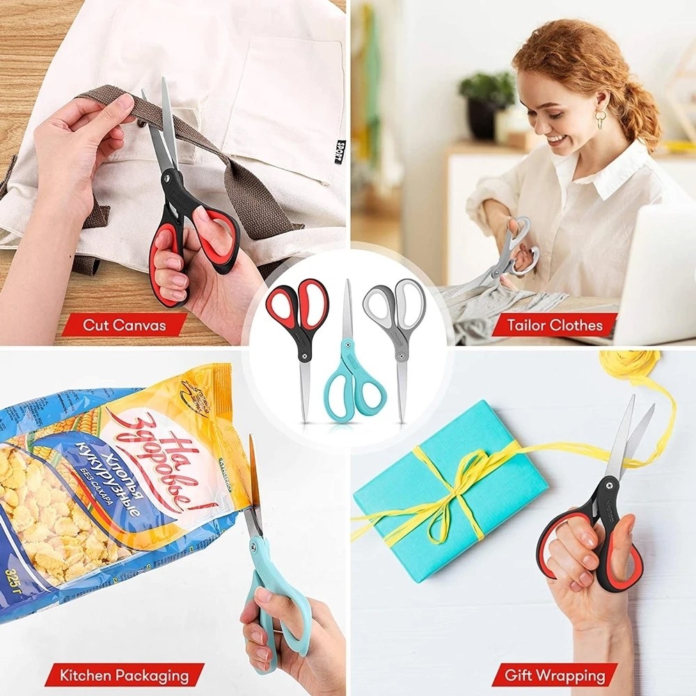 Scissors Office Stainless Steel Multipurpose School Supplies Paper ...