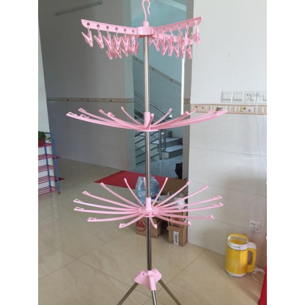 Umbrella-shaped Baby Clothes Drying Rack Floor-standing Towel Rack ...