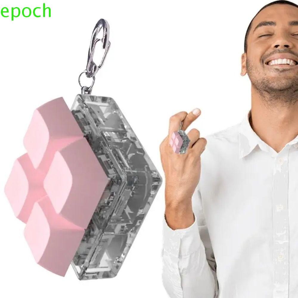 EPOCH Keyboard Keychain, 4-button Square Keyboard Caps Toy, Finger Toy ...
