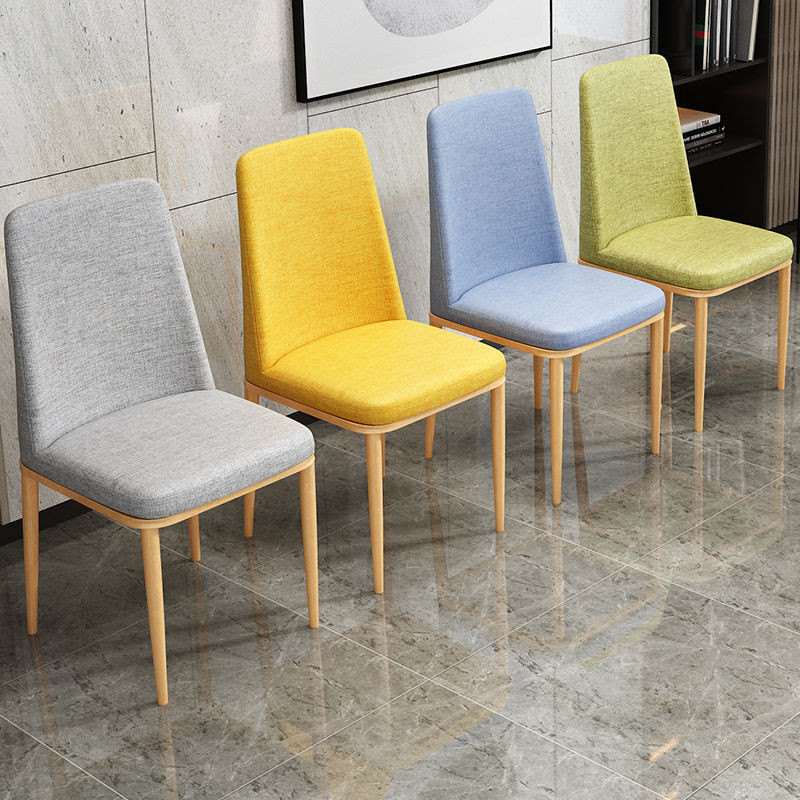 Light Luxury Dining Chair Style Home Backrest Stool European Style ...