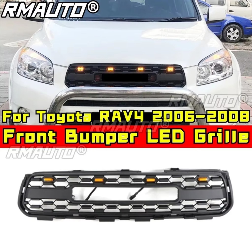 Front Racing Facelift Upper Radiator Grilles for Toyota RAV4 2006-2008 ...