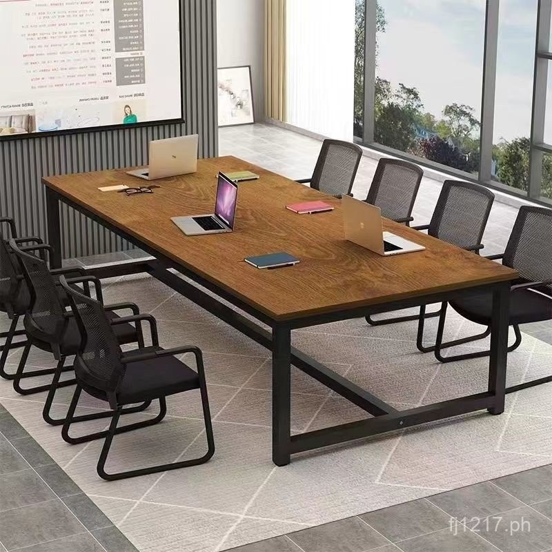 Long Table Simple Workbench Training Combination Office Desk Chair ...