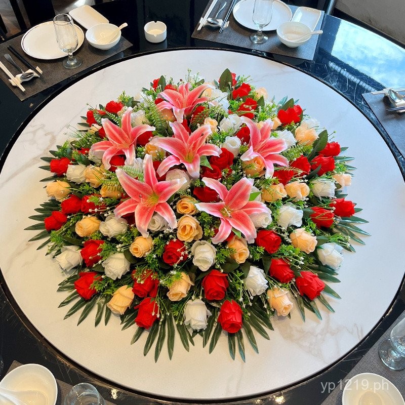 Luxury Rotating Plate Hotel Large Round Decoration Restaurant ...