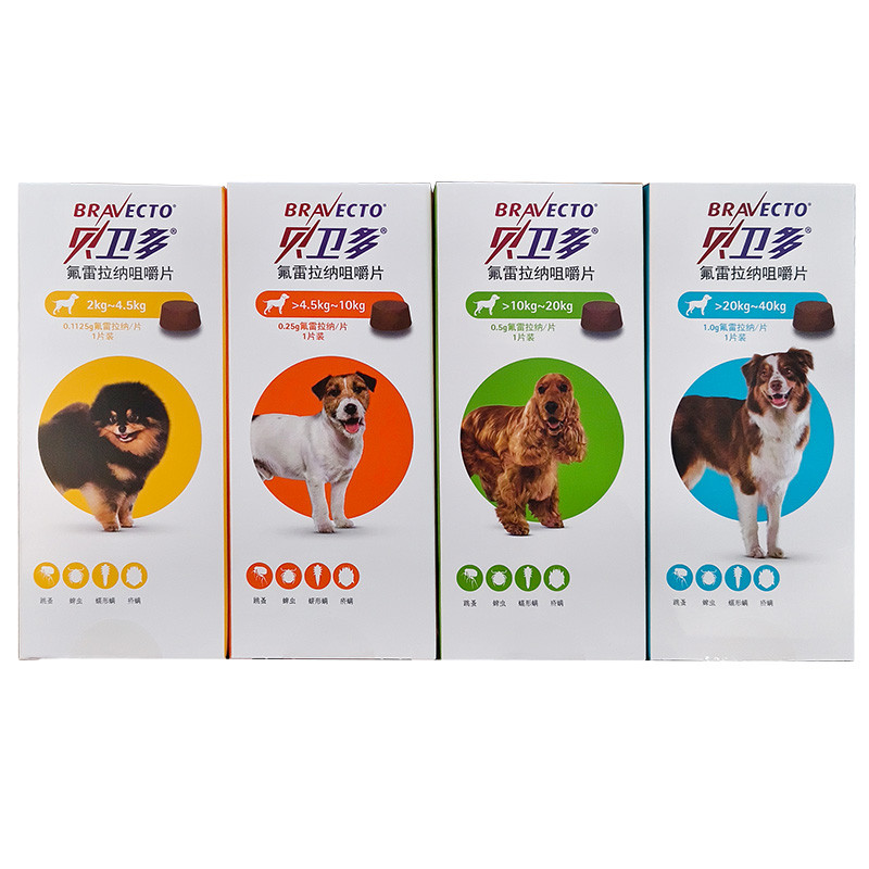 BRAVECTO for Dogs Chewable Tablet Anti Flea & Tick Deworming drops | Shopee Philippines