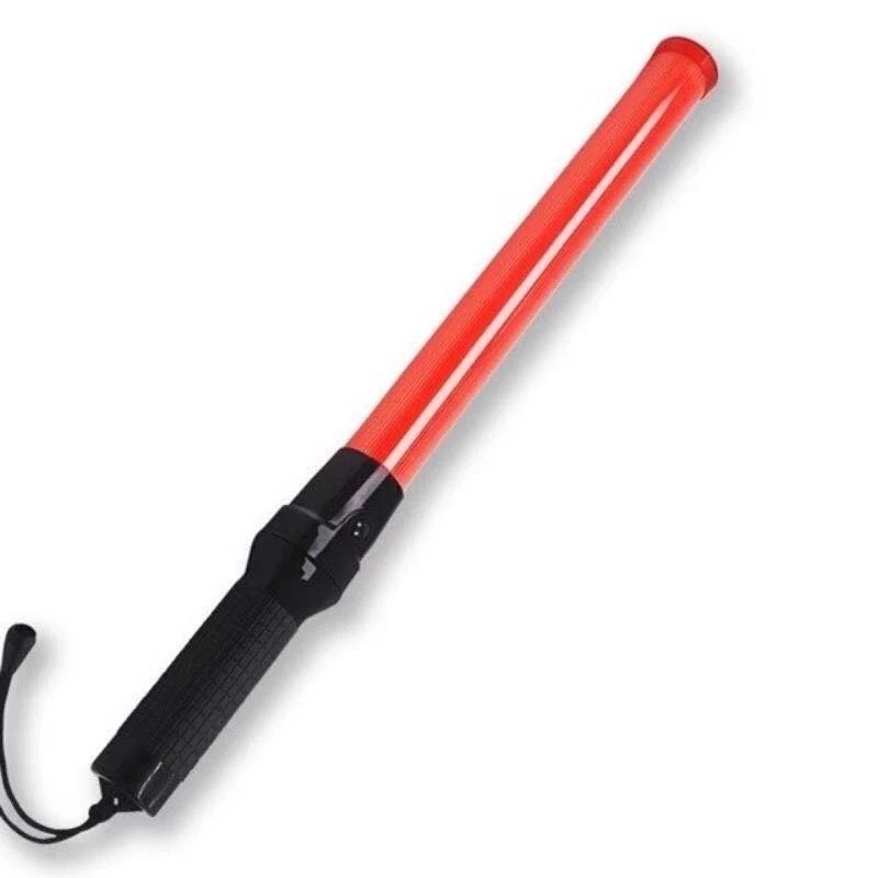 54cm Rechargeable Traffic Baton Three-Speed Adjustment Led Traffic Control Safety Warning Sign ...