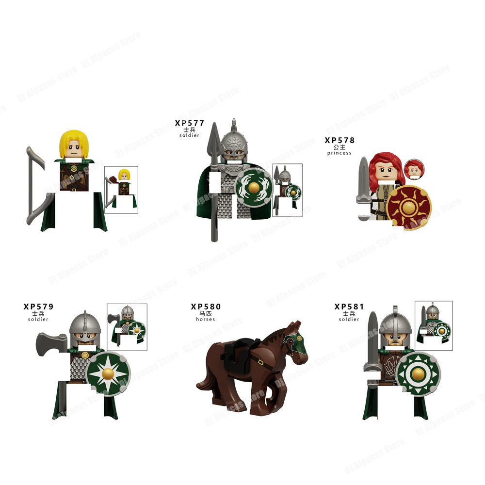 Hama Blocks Rohan Figures Toy The Lord of the Rings Minifigures ...