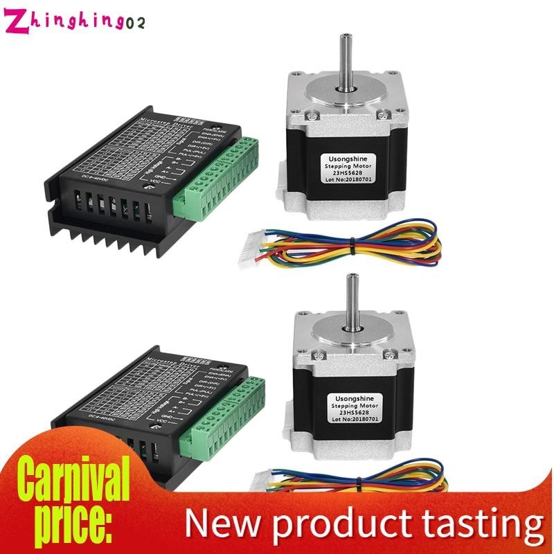★zhinghing02★ Nema 23 23HS5628 Stepper Motor 57 Motor 2.8A With TB6600 Stepper Motor Driver ...